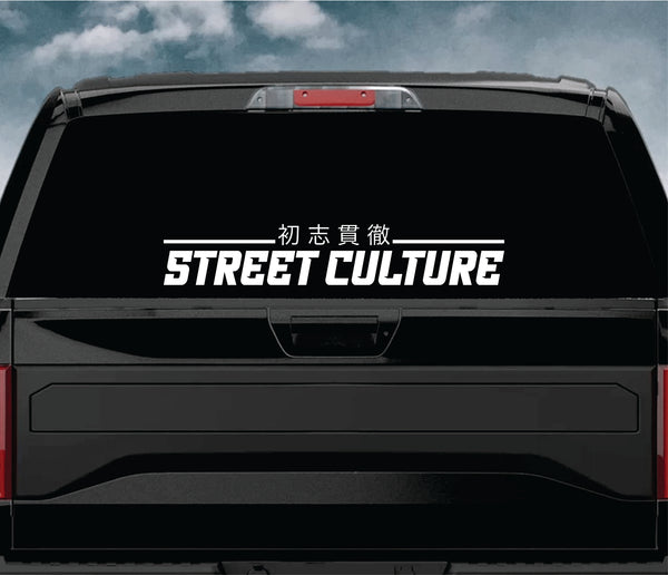 Street Culture Car Decal Truck Window Windshield Banner JDM Sticker Vi ...