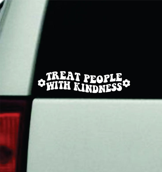 Treat People With Kindness V2 Car Decal Truck Window Windshield Rearvi ...
