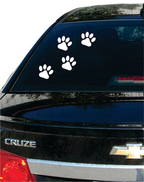 Paw Prints Dog Puppy Car Window Design Decal Sticker Wall Vinyl Art ...