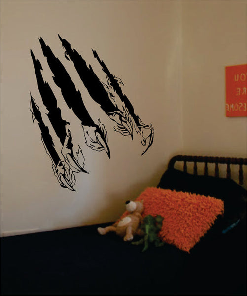 Claw Ripping Through the Wall Design Decal Sticker Wall Vinyl Decor Ar ...
