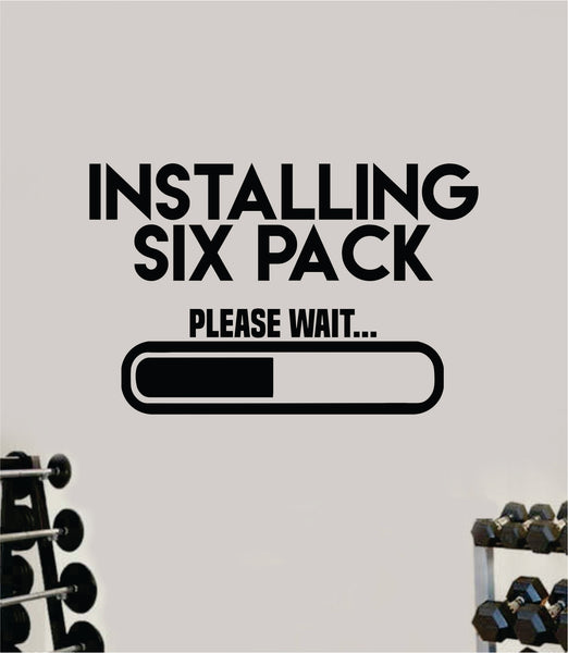 Installing Six Pack Decal Sticker Wall Vinyl Art Wall Bedroom Room Hom ...