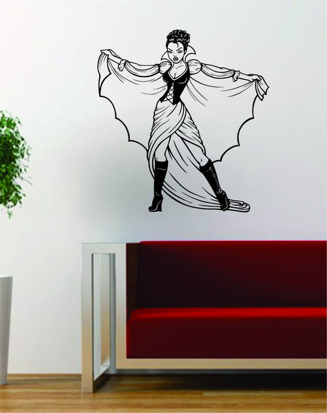 Vampire Dracula Girl Pin Up Design Decal Sticker Wall Vinyl Art Decor ...