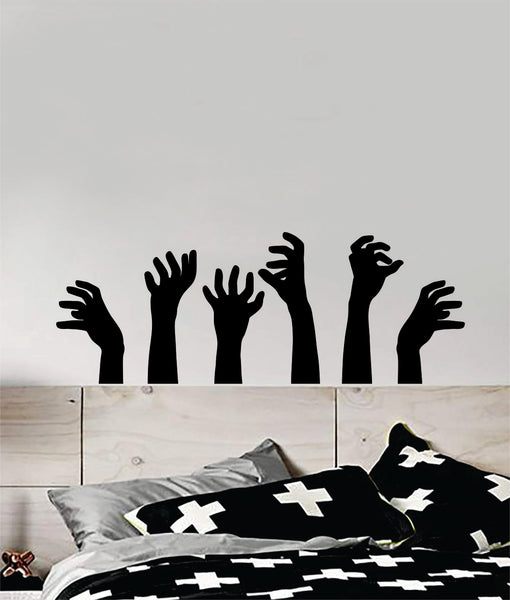 Zombie Hands V2 Decal Sticker Wall Vinyl Art Home Room Decor Teen Kids ...